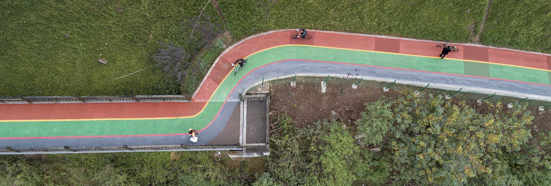 The First Riverside Bicycle Fitness Track Opens in Chongqing | ichongqing