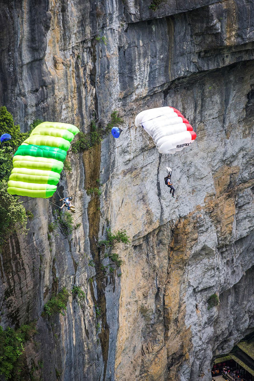 Only Two of the Six Challengers Succeed in the Base Jumping Cross the ...