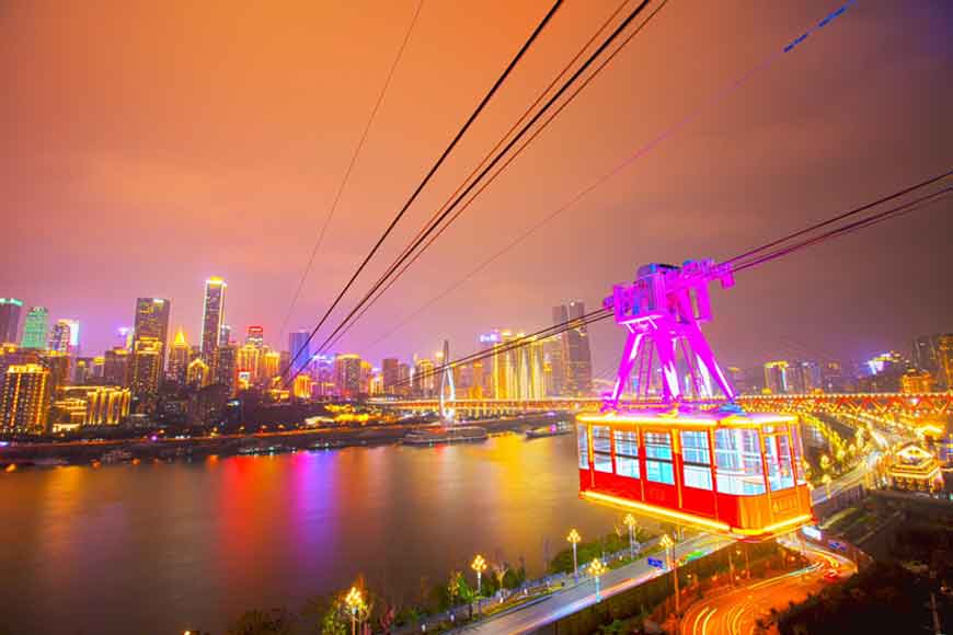 Chongqing Yangtze River Cableway Uses New Cable Cars | ichongqing
