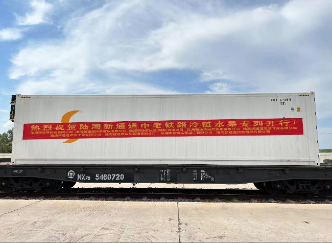 China-Laos Railway Welcomes its First Cold Chain Fruit Train to ...